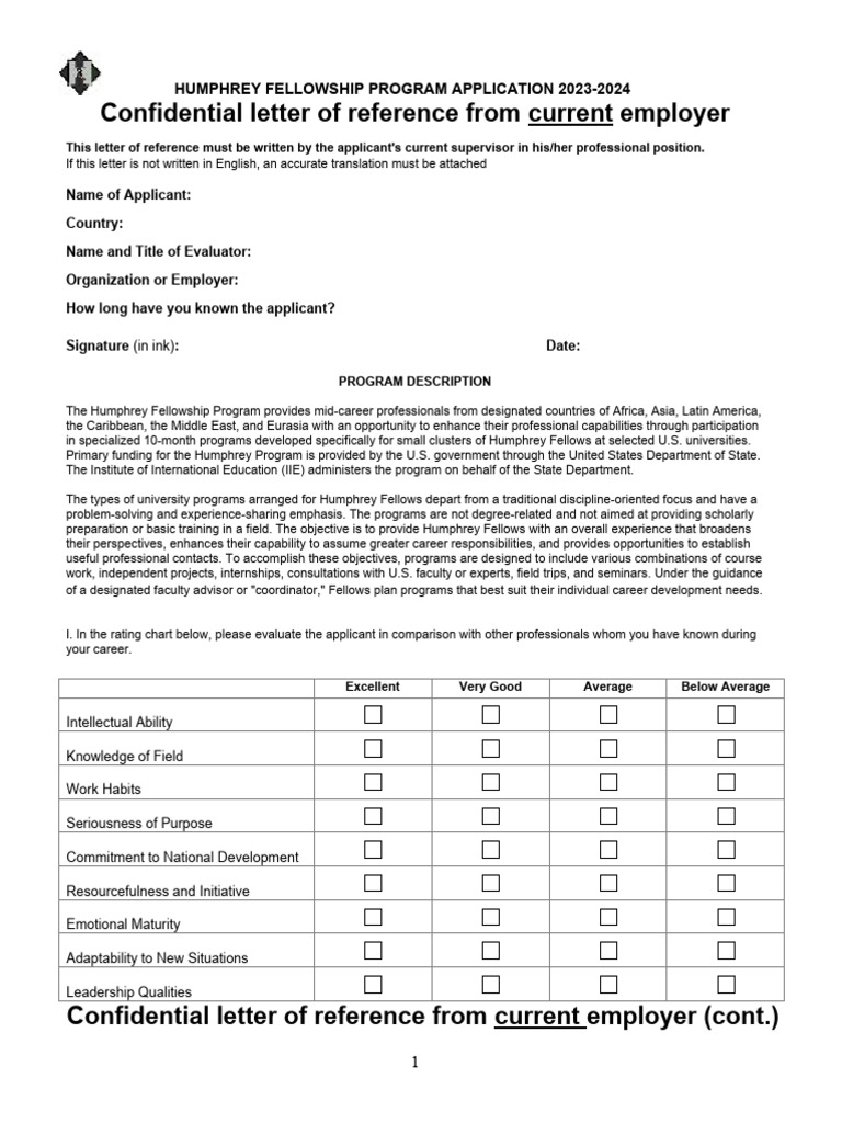 2025-Humphrey-reference-letter-forms | PDF | United States Department ...