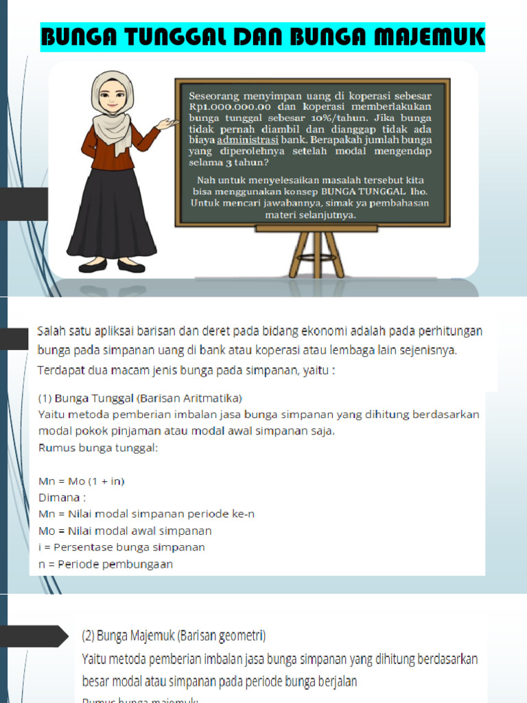 Power Point Bunga Tunggal Dan Majemuk | PDF