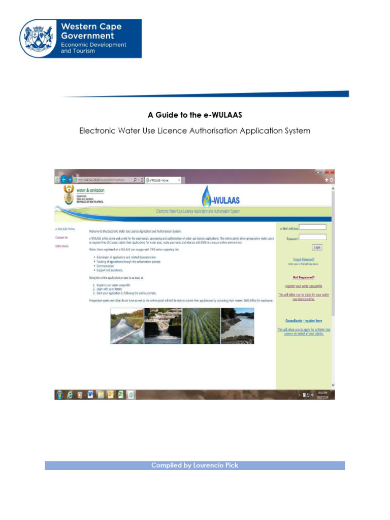 A Guide To The e-WULAAS | PDF | Water | Environmental Impact Assessment