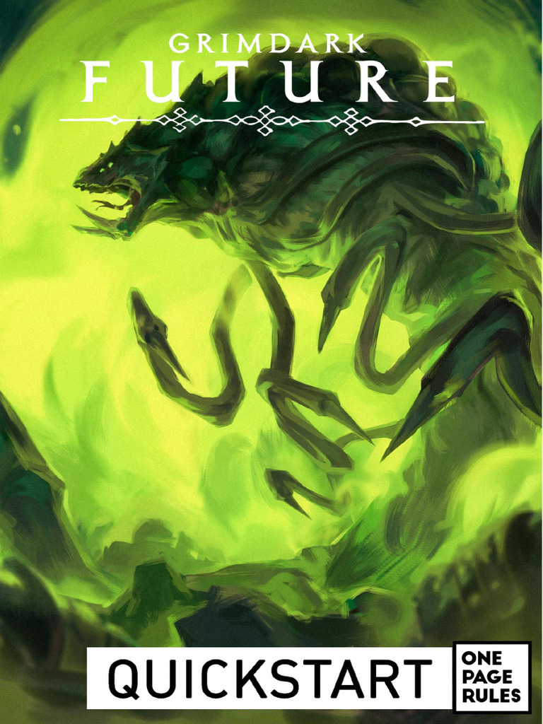 Grimdark - Quickstart #1 - START HERE | PDF | Dice