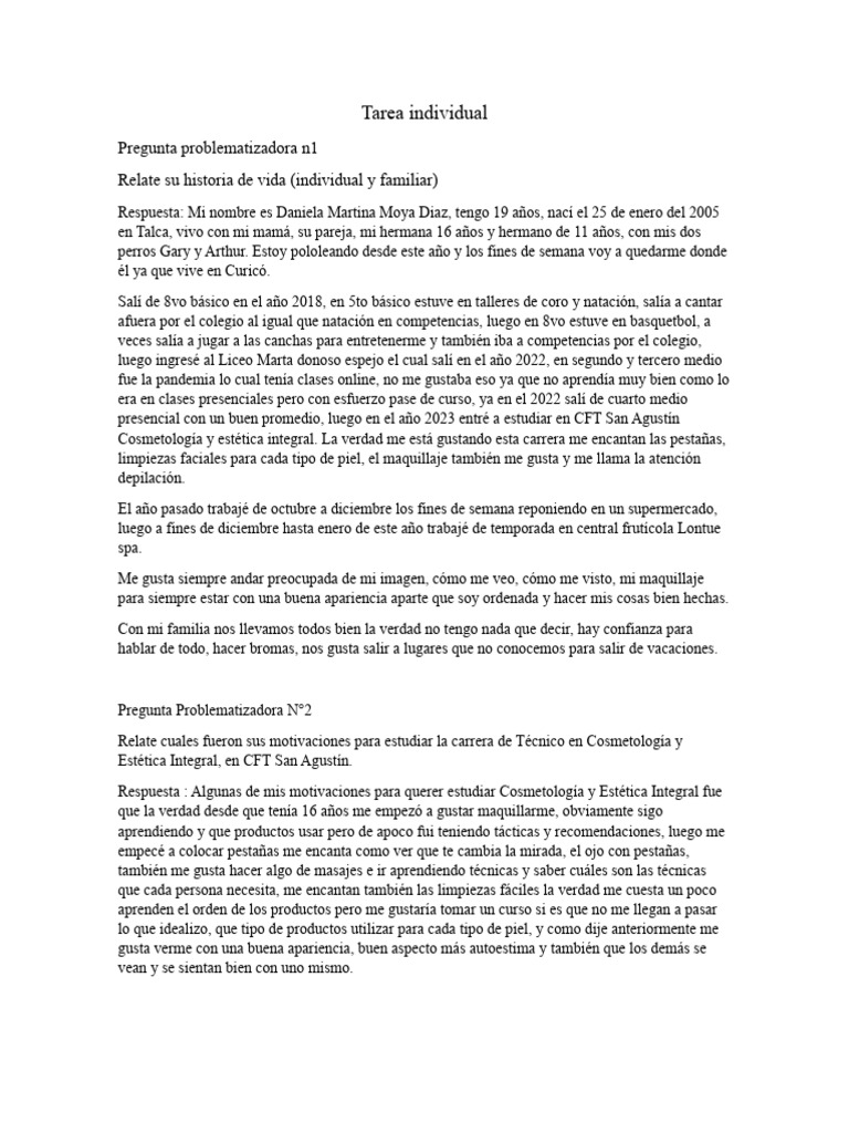 Tarea individual | PDF