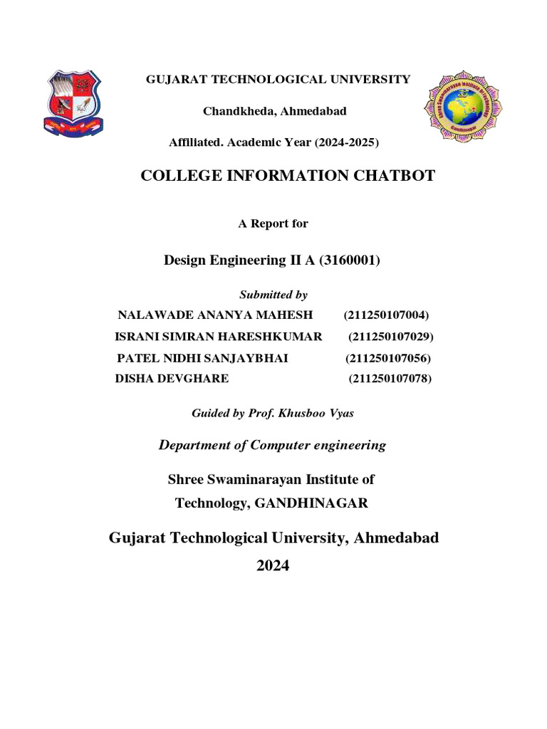 De Report Sem6 WT | PDF | Information | Databases