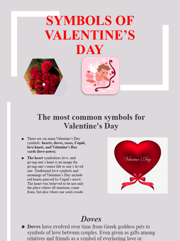 Valentine’s Day Symbols Explained | PDF