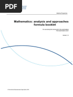 Formula Booklet AI 2024 | PDF | Area | Elementary Geometry