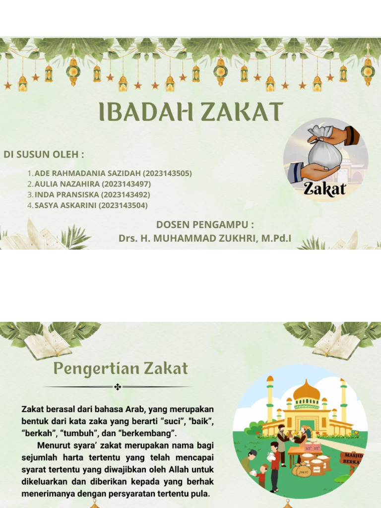 Ibadah Zakat | PDF