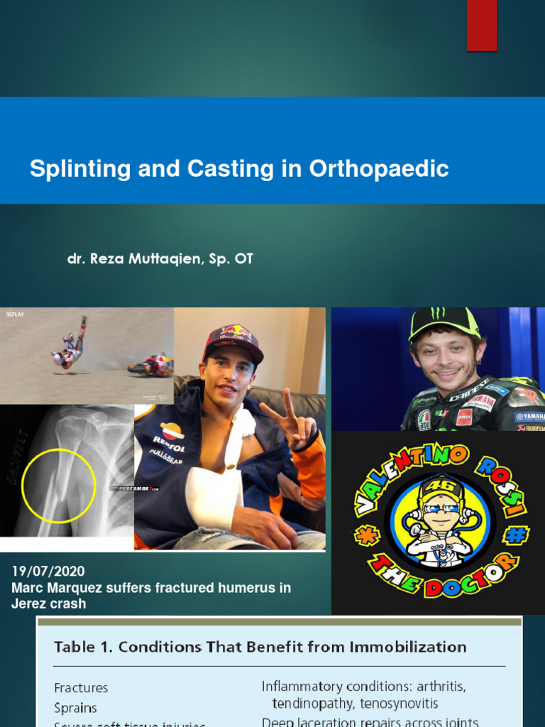 Splinting and Casting in Orthopaedic | PDF | Elbow | Arm
