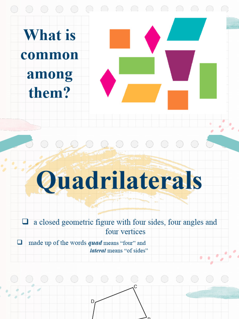 Introduction To Quadrilaterals 1 | PDF | Planets | Angle