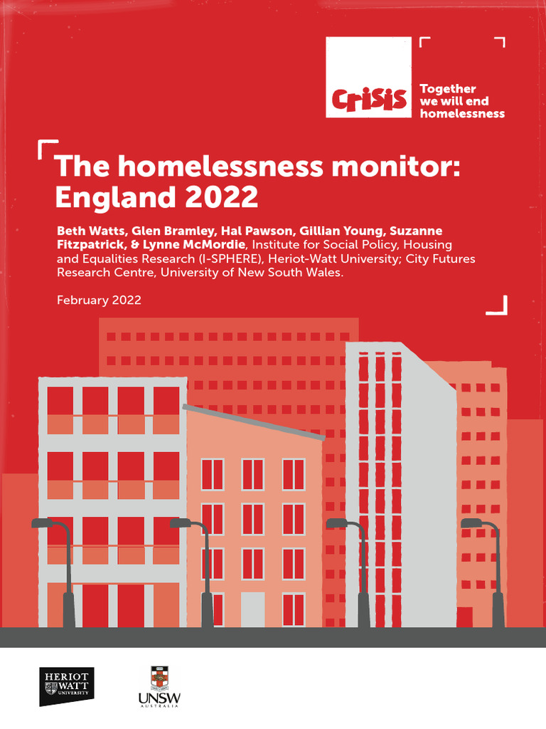 The Homelessness Monitor England 2022 Report | PDF | Cost Of Living ...