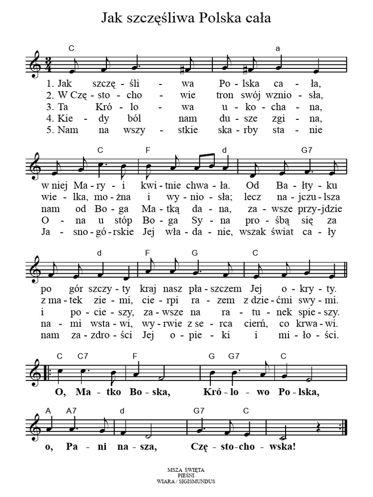 Jak Szczesliwa Polska Cala | PDF