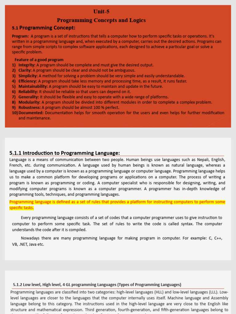 Lesson -5 Ppt. | PDF | Computer Programming | Computer Program