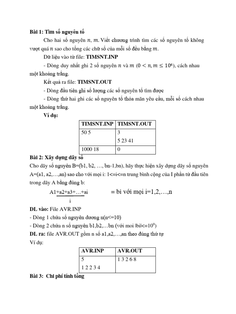 Bai Tap On Tet 2024 | PDF
