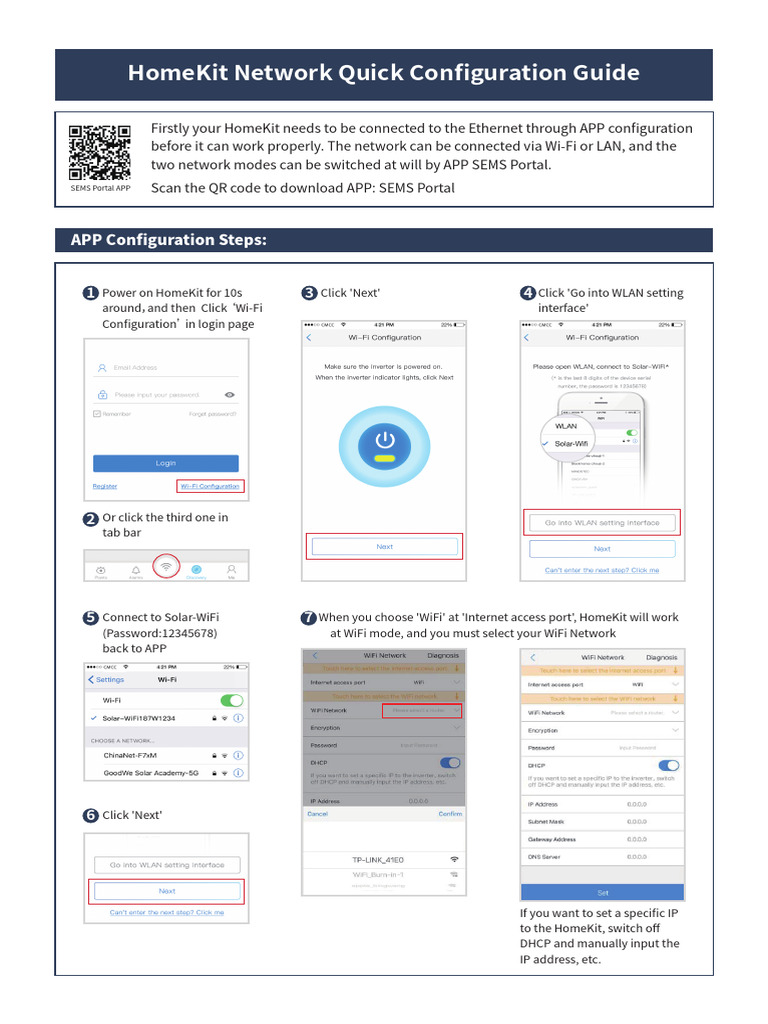 HomeKit Quick Configuration | PDF