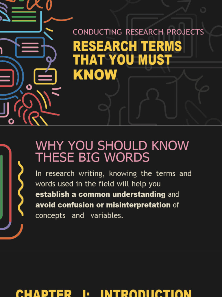 Essential Research Terms Explained | PDF | Methodology | Scientific Method