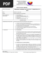 BPOC Accomplishment Report | PDF