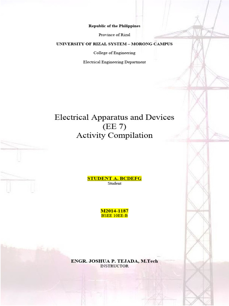 Compilation Template | PDF | Electrical Engineering | Power (Physics)