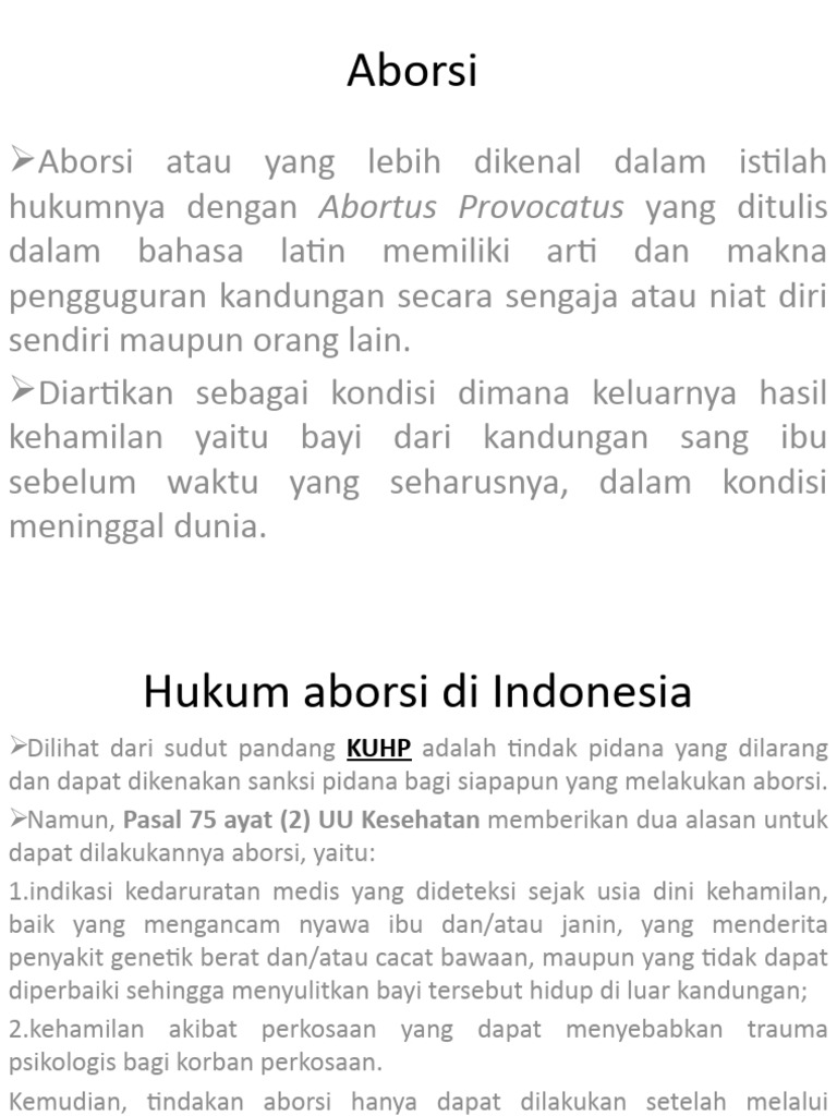 Aborsi | PDF