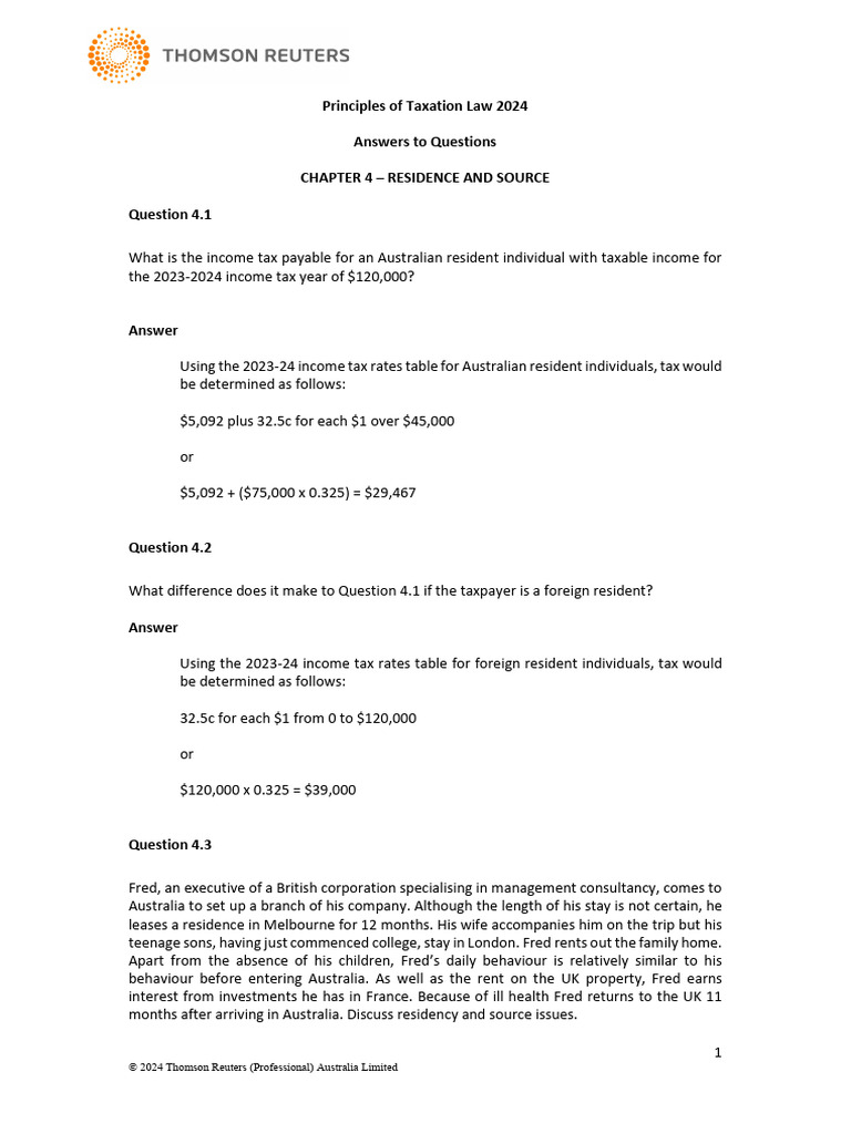 Chapter 4 | PDF | Taxes | Domicile (Law) Chapter 4 | PDF | Taxes | Domicile (Law)