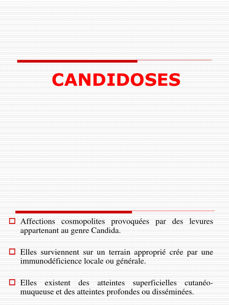Candidoses : Causes, Symptômes et Traitements | PDF | Candida | Candidose