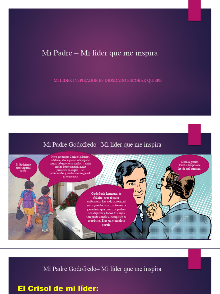 Mi Padre - Mi Líder Que Me Inspira | PDF