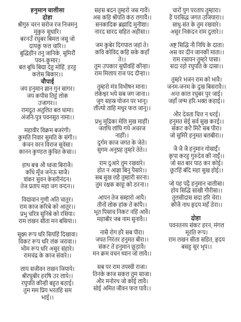 Hanuma Chalisa | PDF