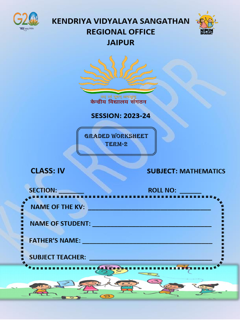Class 4 Mathematics | PDF | Area | Circle