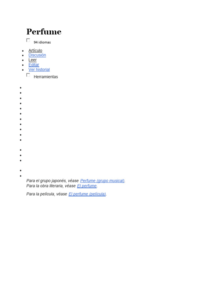 Los perfume | PDF | Perfume