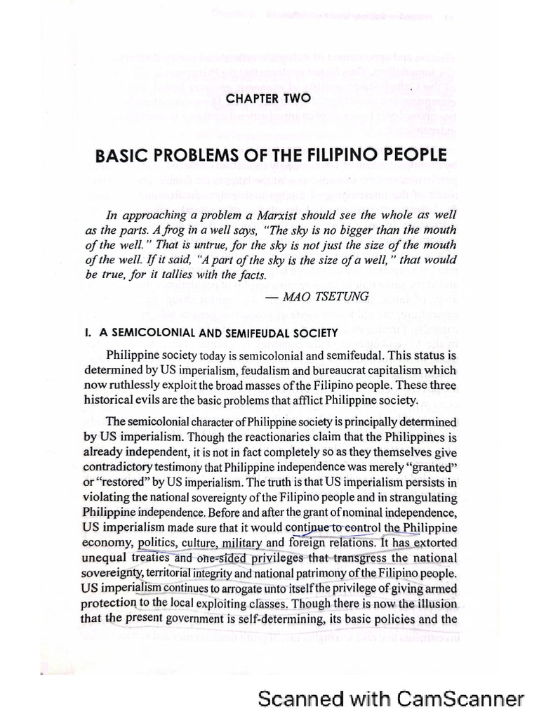 Guerrero Basic Problems of the Filipino People | PDF