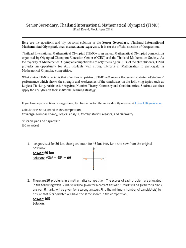 SS Final2019 | PDF | Mathematics | Number Theory