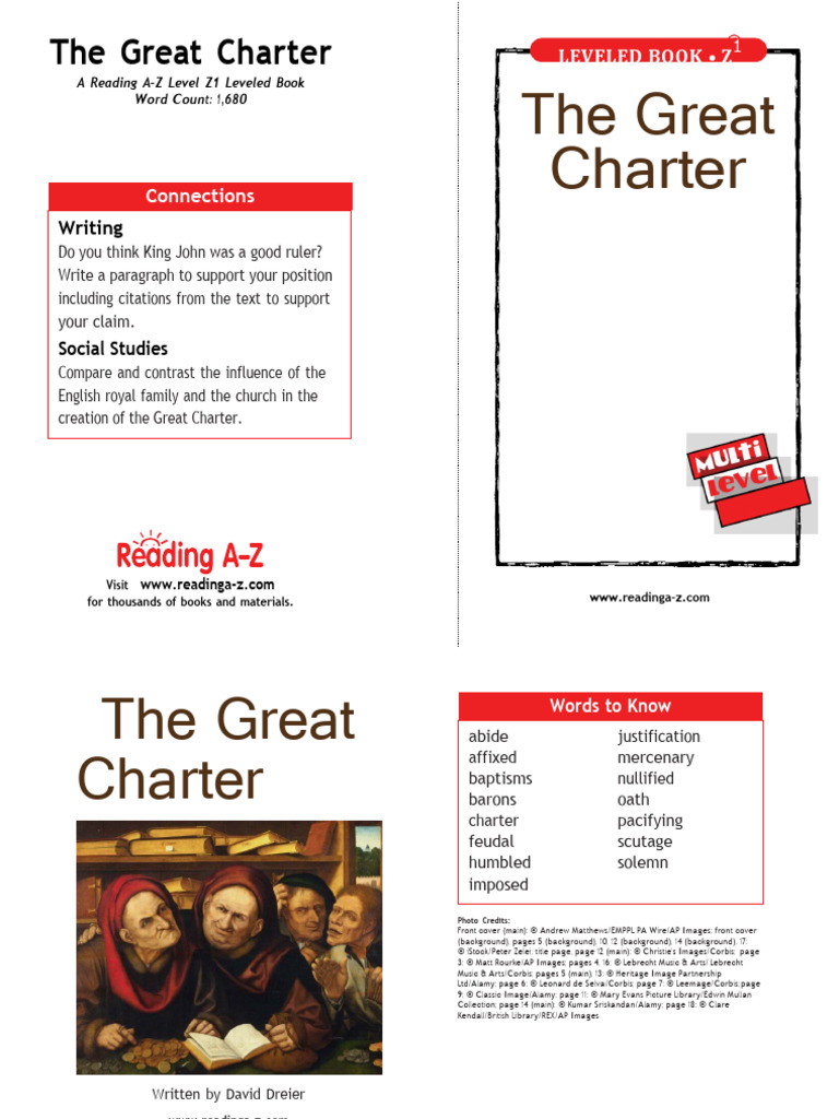 The Great Charter | PDF | Magna Carta