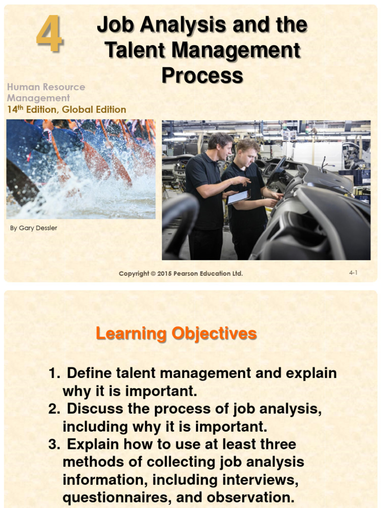 Chapter 4 Job Analysis | PDF | Talent Management | Business