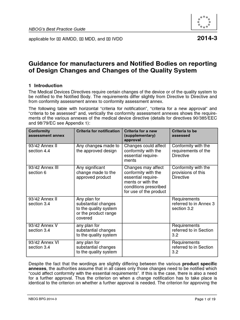 Nbog BPG 2014 3 | PDF | Medical Device | Sterilization (Microbiology)