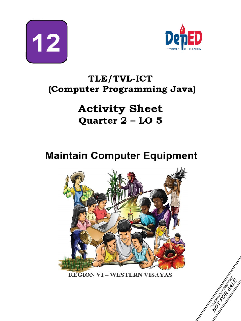 CHECKED FOR WEEK 5 Computer Programmming Java - J SHS - Quarter 2 - LAS 3 - Gavan | PDF ...