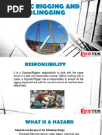 Rigging Plan Template | PDF | Crane (Machine)