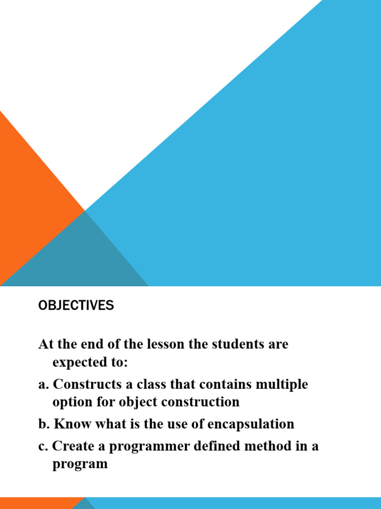 Encapsulation Pdf Method Computer Programming Class Computer Programming 1788