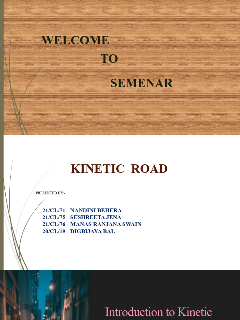 Kinetic Road | PDF | Climate Change Mitigation | Renewable Energy