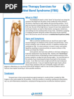Itb Syndrome Exercises Handout | PDF | Anatomical Terms Of Motion ...