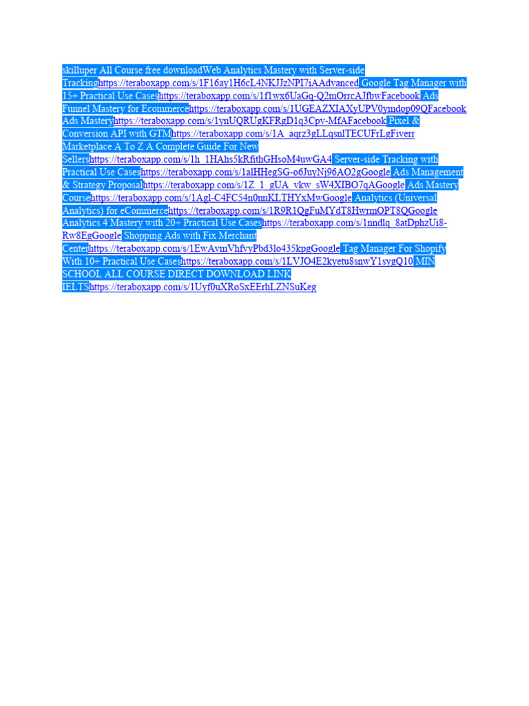 Update Couser Skilluper | PDF