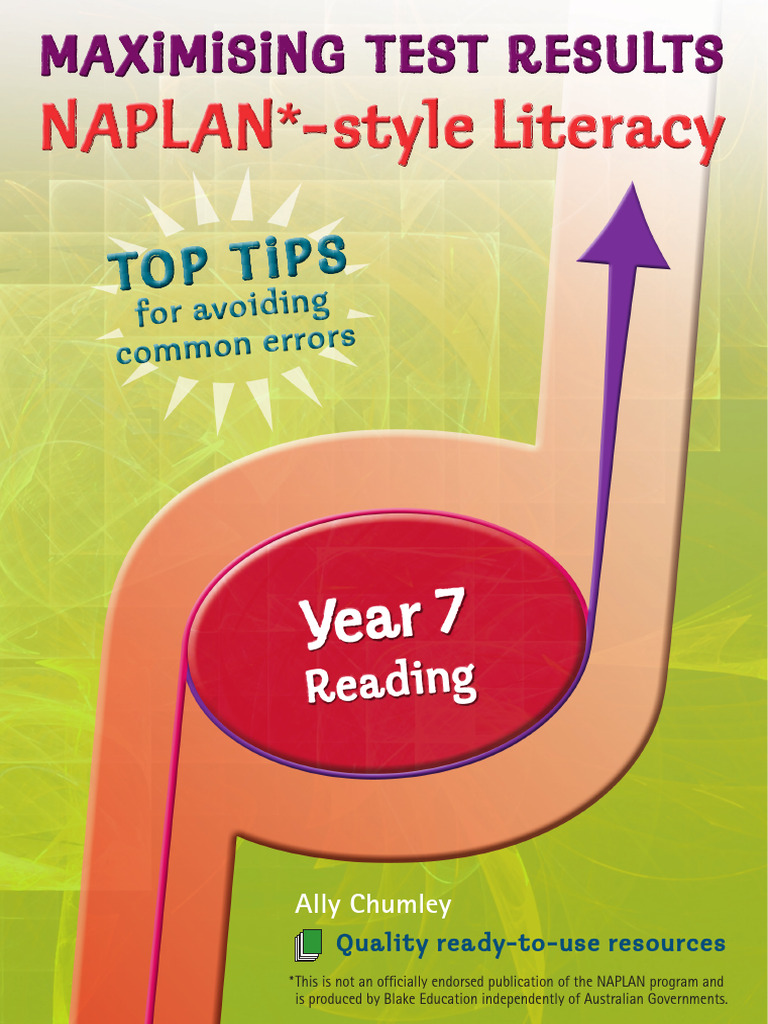 MTR Naplan Style Literacy Year7 R 2017 ISBN Integration CC17 | PDF ...