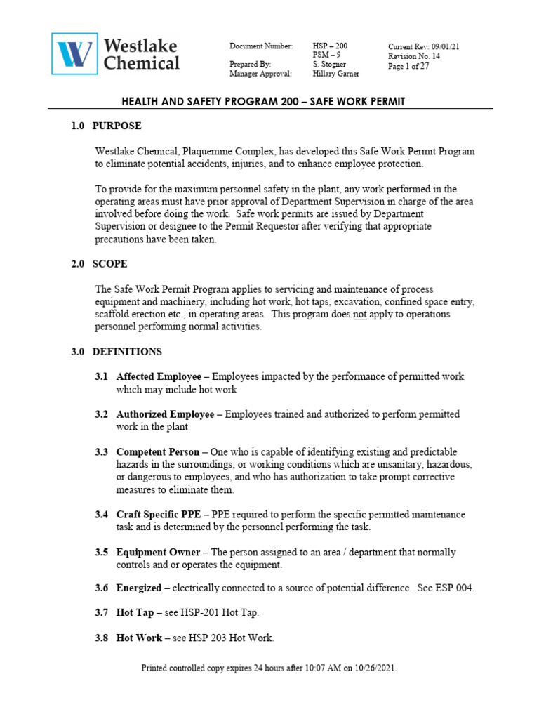 HSP 200 | PDF | Personal Protective Equipment | Occupational Safety And Health