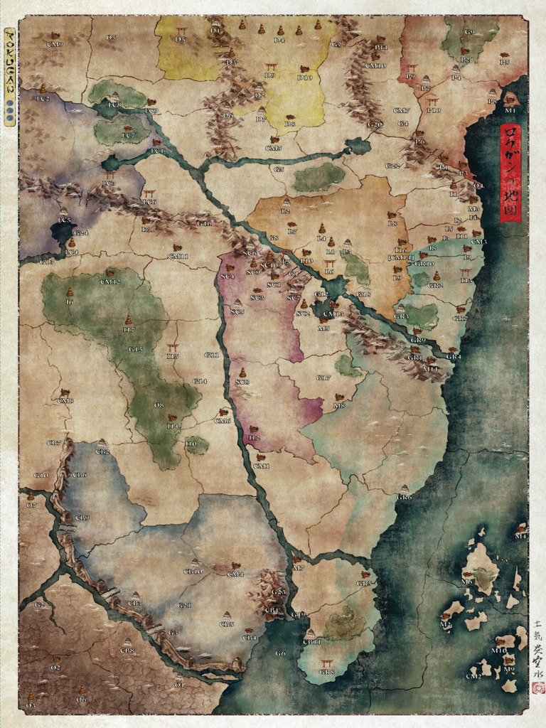 L5R 4ed Map | PDF