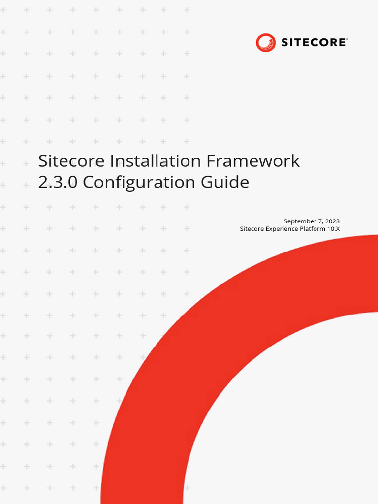Sitecore Installation Framework Configuration Guide-2.3.0 | PDF | Parameter (Computer ...