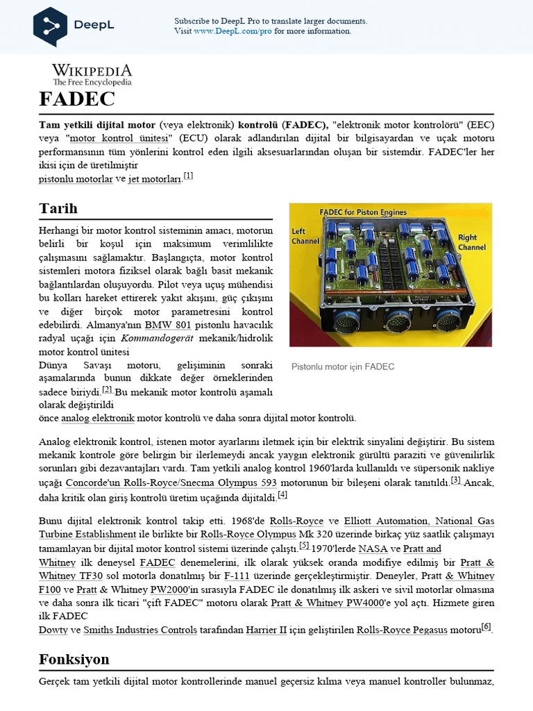 FADEC TR | PDF