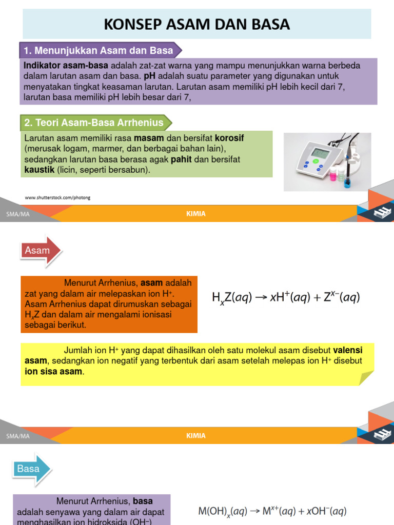 Asam Basa Arrhenius | PDF