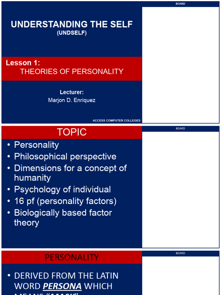 UNDSELF Lesson-1 | Download Free PDF | Behavior | Consciousness