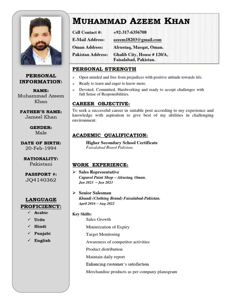 Muhammad Azeem Khan | PDF