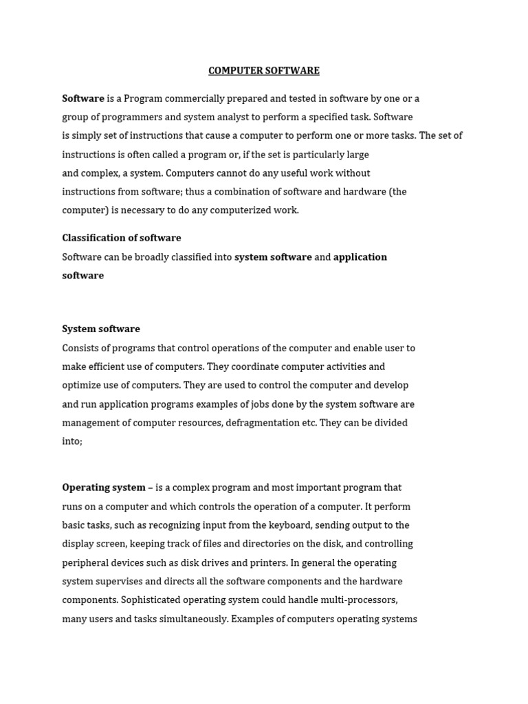 Computer System | Download Free PDF | Operating System | Programming