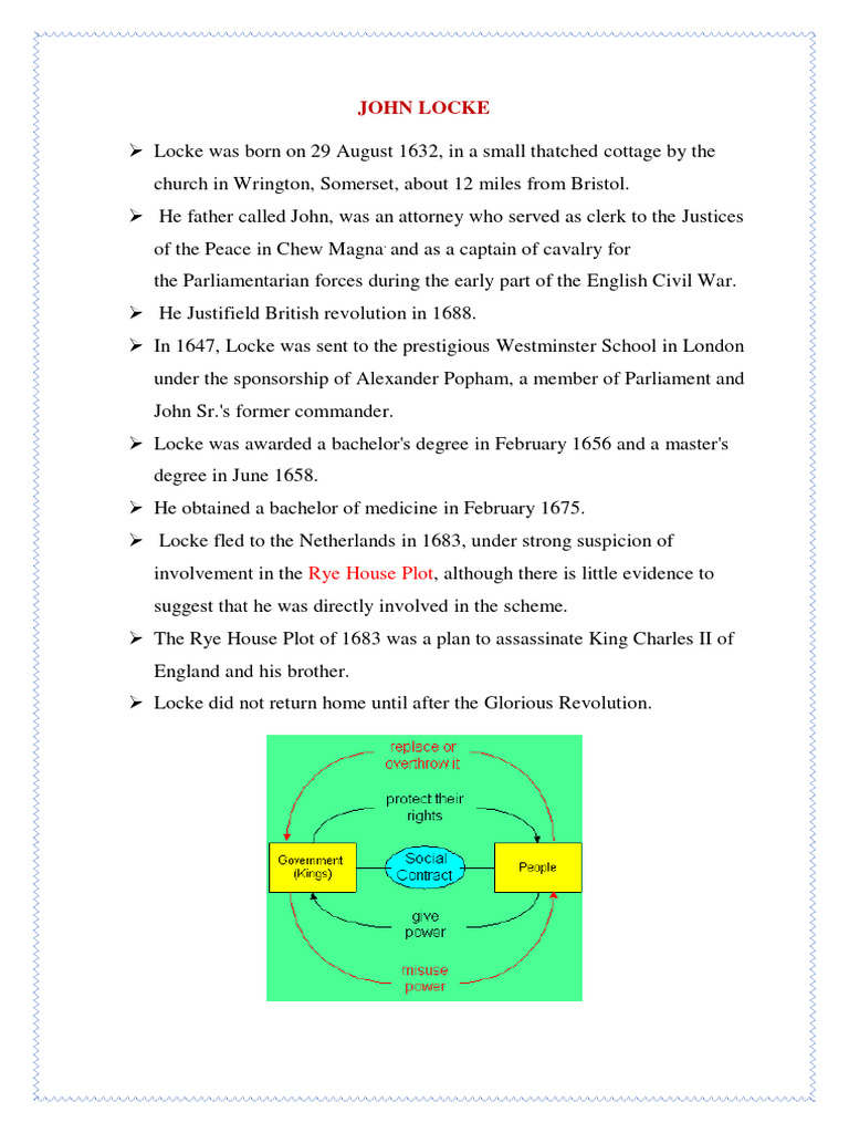 JOHN LOCKE PDF (1) DC | PDF | Social Contract | Natural Law