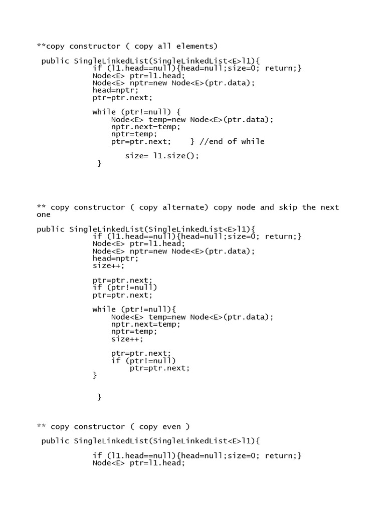 Copy SLL examples | PDF | Computer Programming | Programming Paradigms