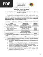 BADAC Executive Order House Cluster | PDF