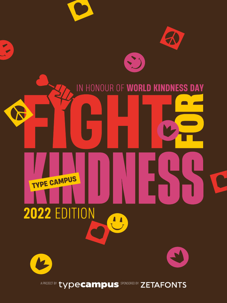 FIght For Kindness Zetafonts 2022 Edition | PDF | Typography | Graphic ...